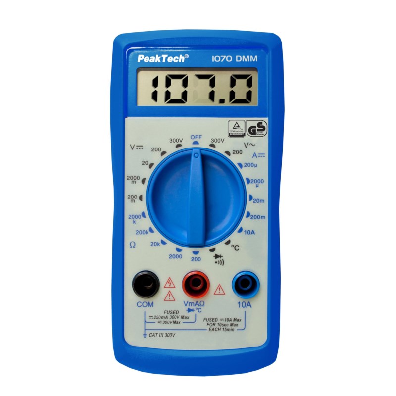 Digitale multimeter 300 V AC/DC ~10A DC ~ | Techni Science Nederland