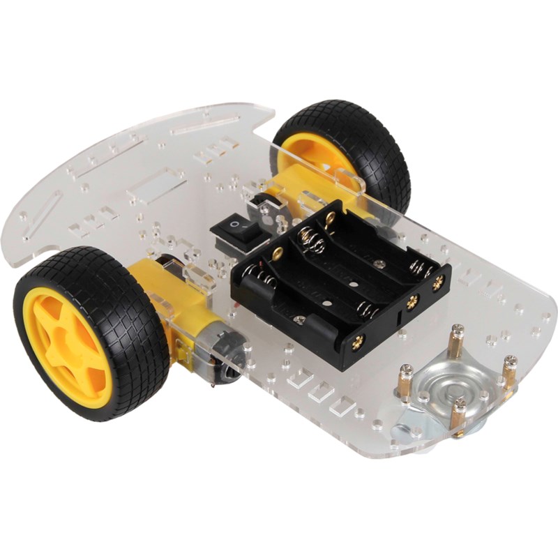 Joy-IT robot chassis 2 WD acryl | Techni Science Nederland
