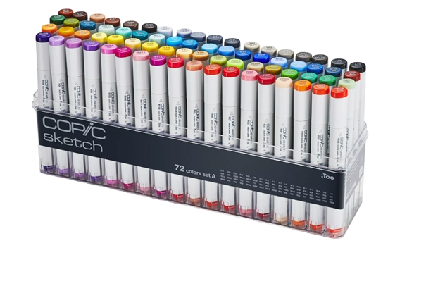 Sketch Marker Basic Set A- 72 markers | Techni Science Nederland